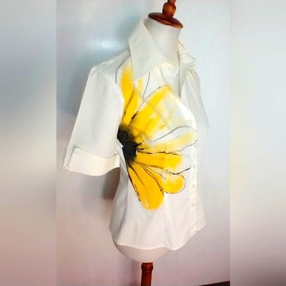 Finley | Tops | Finley Hand Painted Blouse | Poshmark